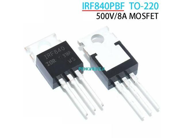 Click here for 10PCS IRF840PBF TO-220 N-Channel 500V/8A In-line M... prices