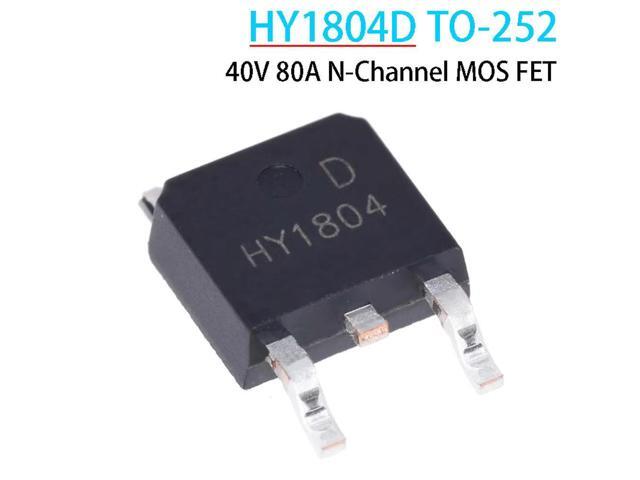 Click here for 10PCS HY1804D TO-252 40V 80A N-Channel MOS FET HY1... prices