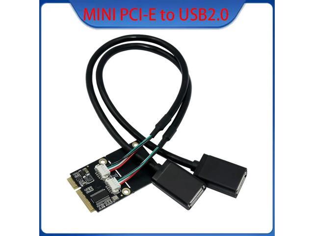 Click here for 30CM MINI PCI-E to USB 2.0 Cable Rate 480Mbps Supp... prices