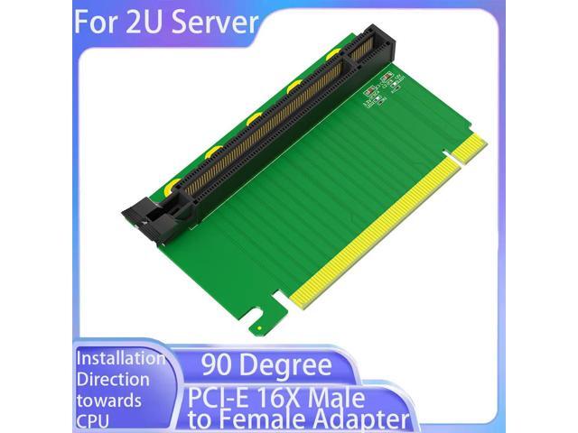 Click here for 1X PCI-E 16X 3.0 90 Degree Reverse Male to Female... prices