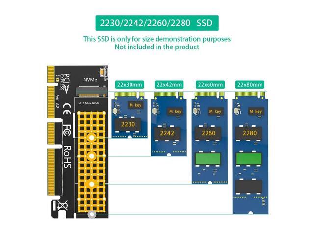 Click here for M.2 NVME SSD to PCI-E Adapter 4X/8X/16X With 3528... prices