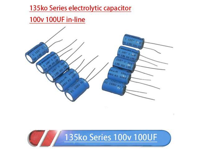 Click here for 5PCS 135ko Series 100v 100UF 105 Direct Insertion... prices