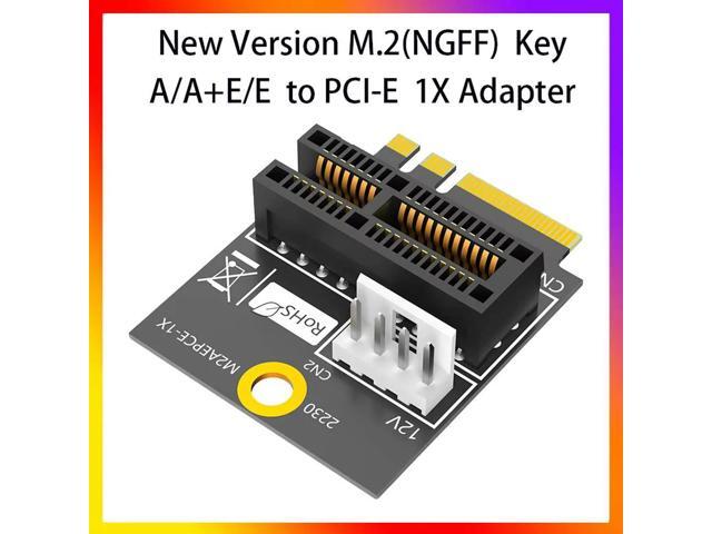Click here for M.2(NGFF) Key A/A+E/E to PCI-E 1X Adapter Support... prices