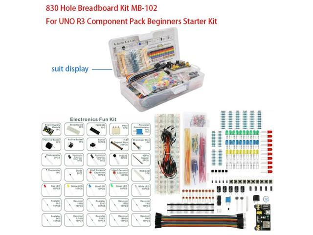 Click here for 830 Hole Breadboard Kit MB-102 for UNO R3 Element... prices