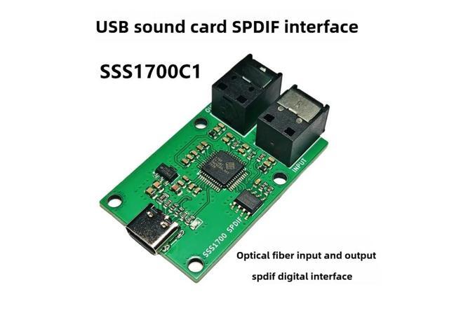 Click here for SSS1700C1 USB Sound Card TypeC Interface Spdif Fib... prices