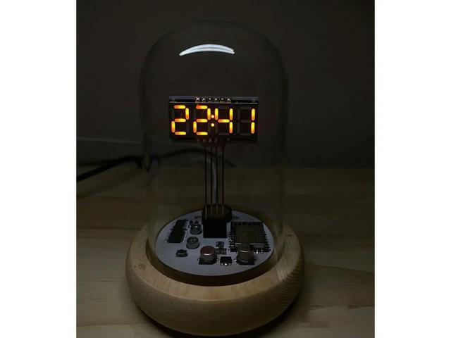 Click here for Retro Glow Tube Clock Cyberpunk Desktop Creative C... prices