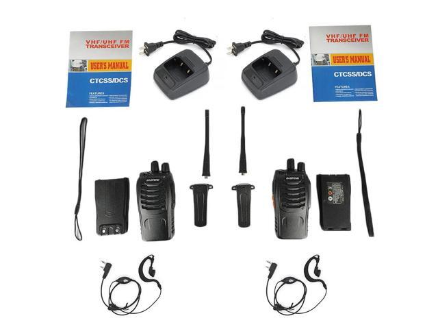 Click here for 2PCS BF-888S V2 Handheld Walkie Talkie Dual Band P... prices
