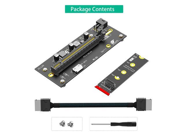 Click here for M.2 M-Key 2242/2260/2280 to PCI-e 4.0 X16 with Ocu... prices