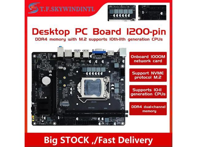 Click here for 1PC H510 Motherboard LGA 1200 CPU 10/11 Generation... prices