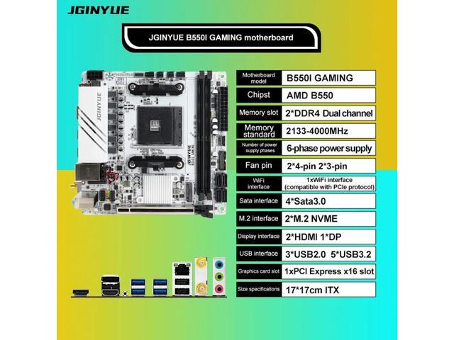 Click here for JGINYUE B550 AM4 Mini ITX Motherboard supports Ryz... prices