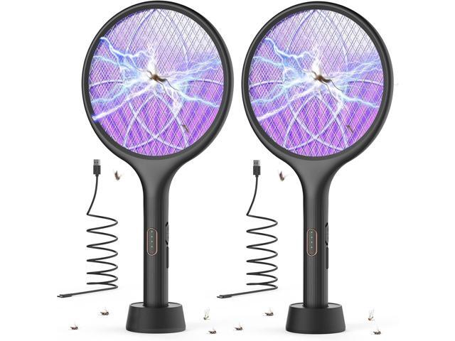 Click here for YISSVIC Electric Fly Swatter Bug Zapper Racket Dua... prices