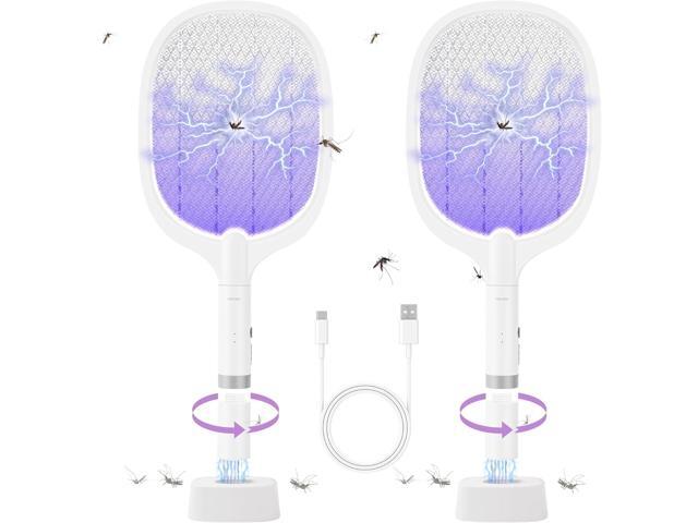 Click here for Electric Fly Swatter Racket  4000V Bug Zapper Rack... prices