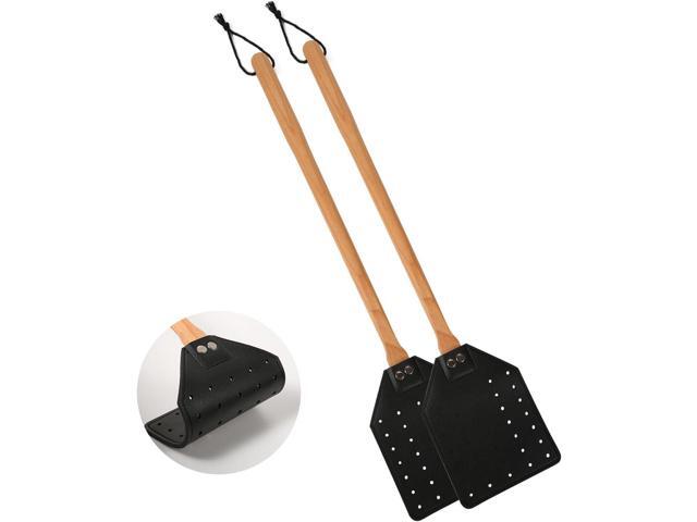 Click here for 2pcs Leather Fly Swatter  Manual Heavy Duty Flyswa... prices
