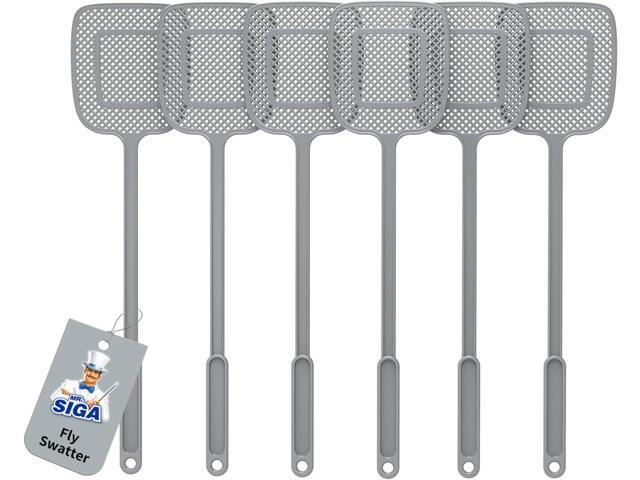 Click here for MR. SIGA Heavy Duty Long Handle Fly Swatter  Gray... prices