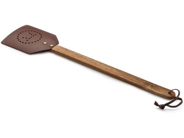 Click here for Outset 76616 Acacia Wood and Leather Amish-Style F... prices