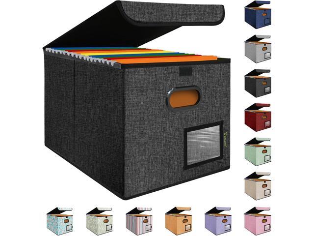Click here for BALEINE File Organizer Box with Lid  Collapsible F... prices