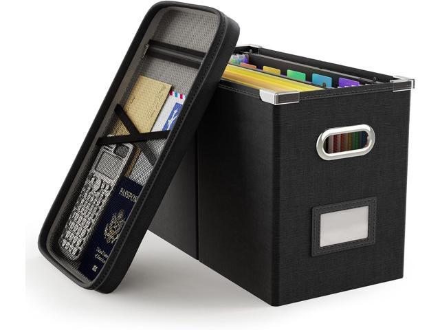 Click here for Oterri File Organizer Box with Lid  Hanging Filing... prices