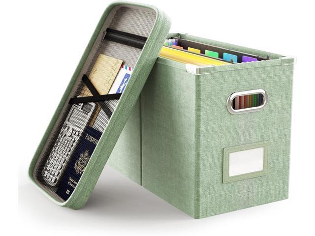 Click here for Oterri File Organizer Box with Lid  Hanging Filing... prices