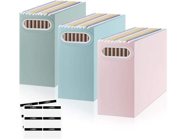 Click here for PerKoop 3 Pcs Morandi Color Hanging File Organizer... prices