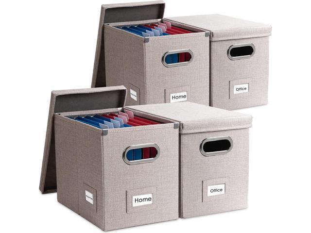Click here for PRANDOM File Organizer Box - Set of 4 Collapsible... prices