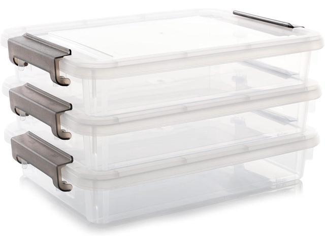 Click here for Citylife 3 PCS Plastic Storage Bins with Latching... prices