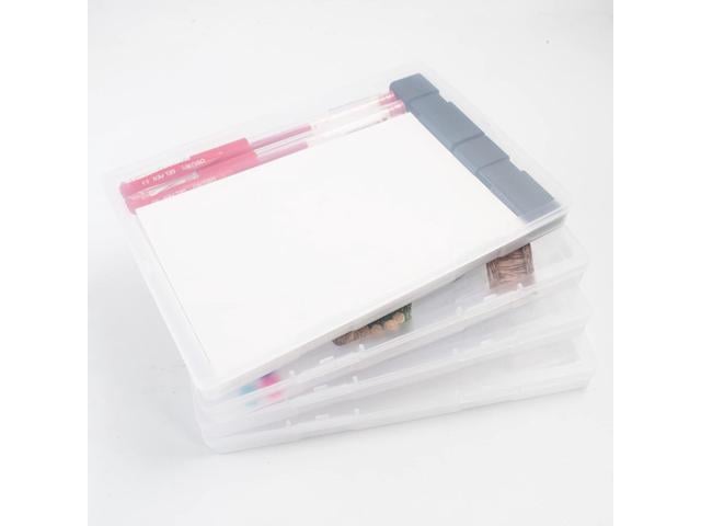 Click here for Cuyacili 4 Pack Scrapbooking Paper Storage File Bo... prices
