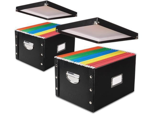 Click here for Snap-N-Store File Storage Box & Organizer - 2 Pack... prices