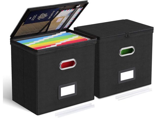 Click here for Oterri 2 Pack File Organizer Boxes with Lids  File... prices