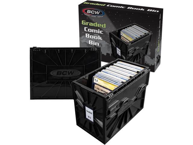 Click here for BCW Graded Comic Book Bin with Partition Black (2... prices