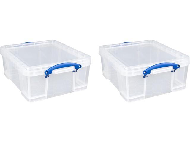 Click here for Really Useful Box 2 Pack 17L Plastic Storage Bins... prices