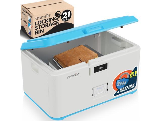 Click here for SereneLife Locking Storage Container Bin  21 Gallo... prices