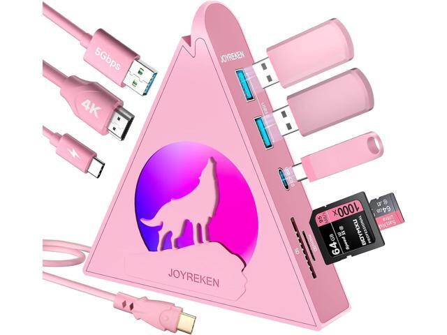 Click here for Pink USB C Hub  8-in-1 Type C Hub with 4K HDMI  10... prices