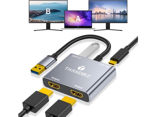Click here for 4 in 1 USB to Dual HDMI Adapter 1080P 60Hz  USB A... prices