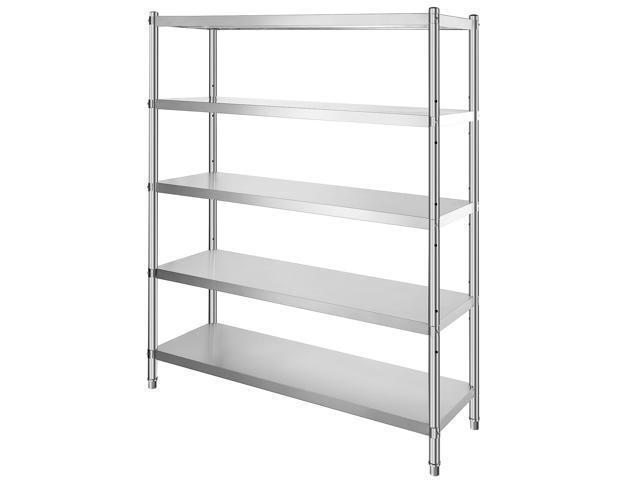 Click here for Stainless Steel Shelving 60x18.5 Inch 5 Tier Adjus... prices