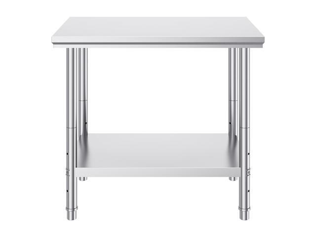 Click here for Stainless Steel Prep Table  900x600x800 mm  700 lb... prices