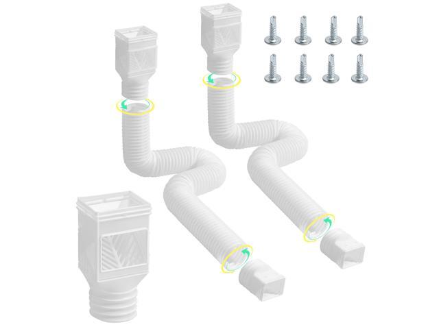Click here for VEVOR Rain Gutter Downspout Extensions 2-Pack Flex... prices
