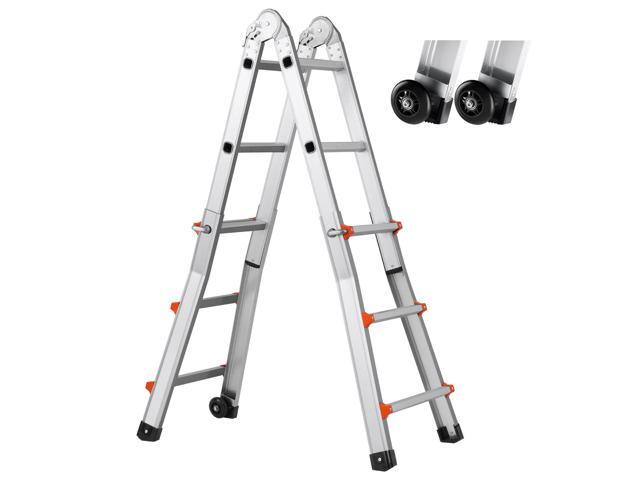 Click here for VEVOR Telescoping Ladder A Frame 9.5 FT Extension... prices