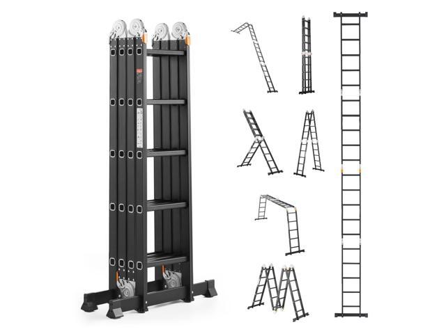 Click here for Multi-Purpose Folding Ladder  7-in-1 Tall Extensio... prices