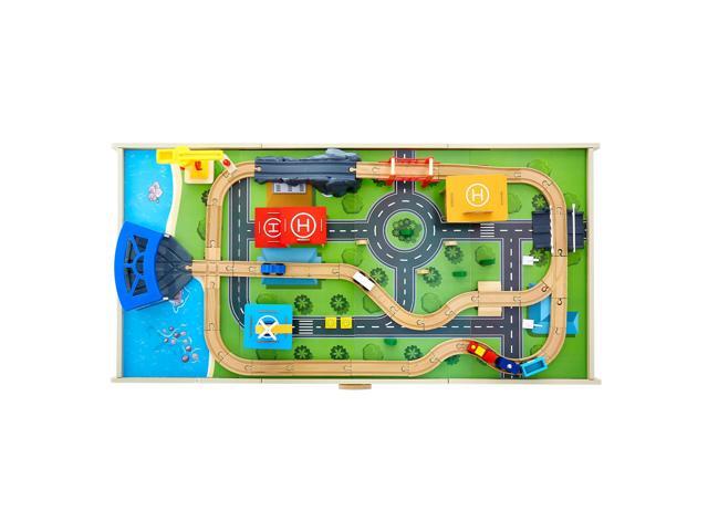 Click here for Train Table 62 Pieces Wooden Kids Activity Table w... prices