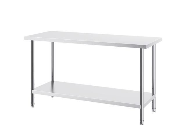 Click here for VEVOR Stainless Steel Prep Table  24 x 60 x 34 Inc... prices