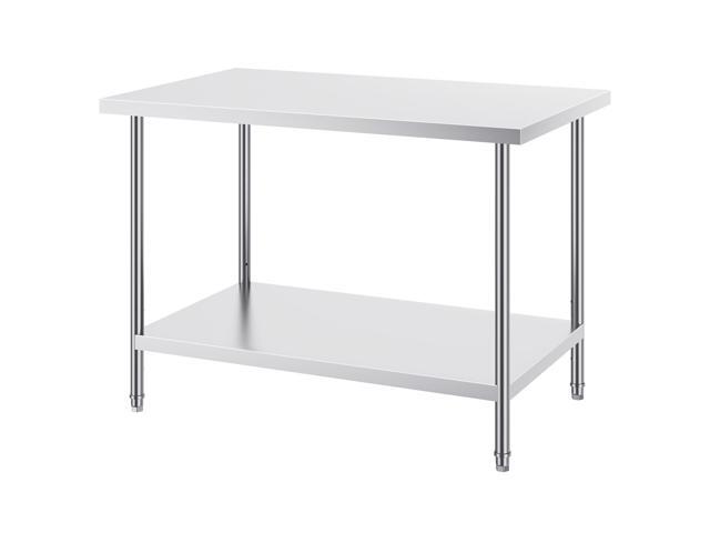 Click here for VEVOR Stainless Steel Prep Table  30 x 48 x 34 Inc... prices