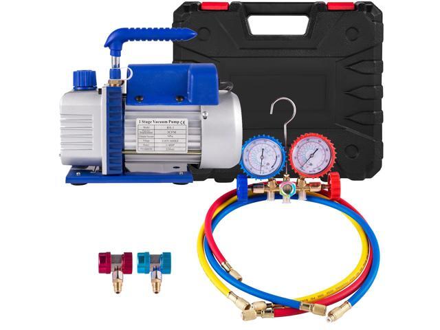Click here for 3CFM 1/4HP Single Stage Air Vacuum Pump HVAC R134a... prices