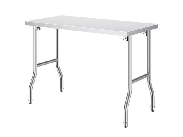 Click here for VEVOR Folding Commercial Prep Table  48 x 24 Inch... prices