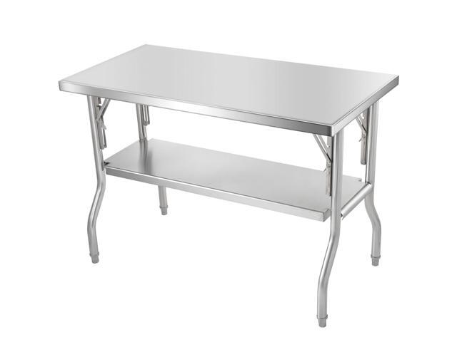 Click here for VEVOR Folding Commercial Prep Table  48 x 24 Inch... prices