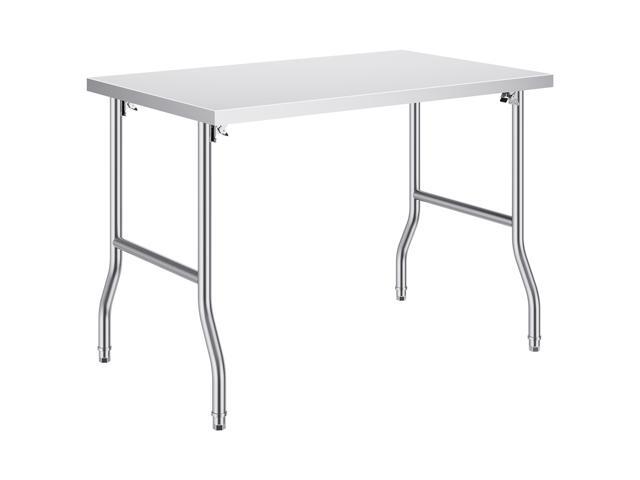 Click here for Folding Commercial Prep Table  48 x 30 Inch Commer... prices
