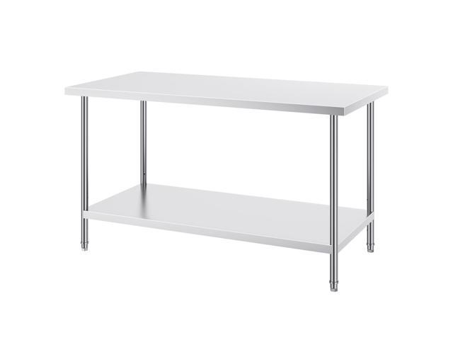 Click here for VEVOR Stainless Steel Prep Table  30 x 60 x 34 Inc... prices