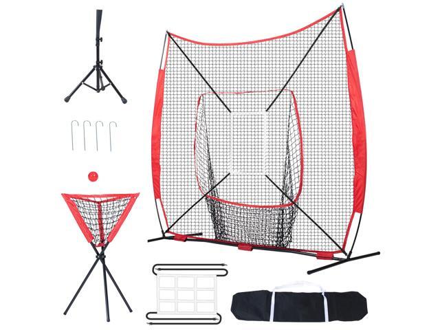 Click here for VEVOR 7x7 ft Baseball Softball Practice Net  Porta... prices