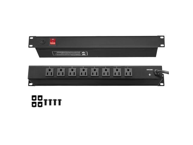 Click here for 1U PDU  8 Outlets  Rack Mount Power Strip Fits Sta... prices