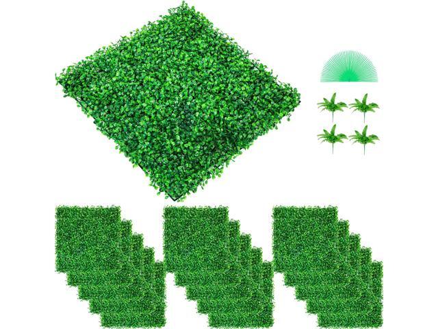 Click here for Artificial Boxwood Panel UV 48pcs Boxwood Hedge Wa... prices