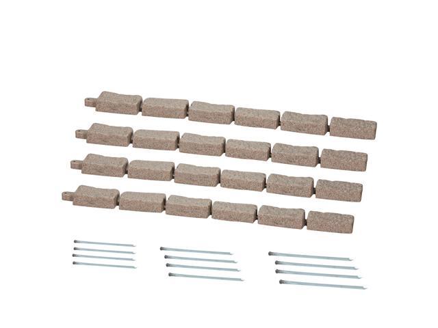 Click here for Faux Stone Landscape Edging  46.4 x 2.2 in Realist... prices
